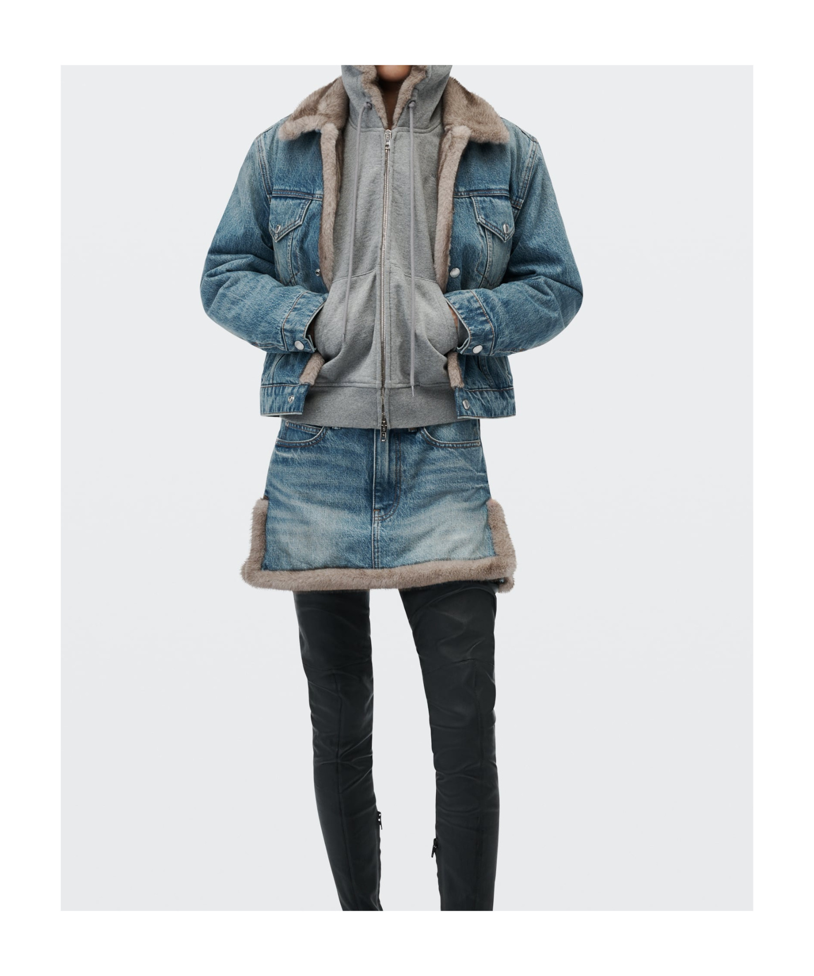 ALEXANDER WANG Denim Trucker Jacket